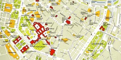 Vídeň mapa - Mapy Vídeň (Rakousko)