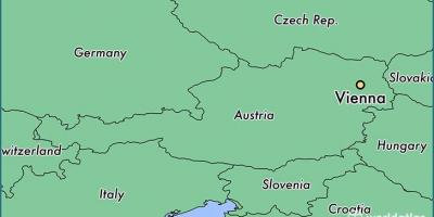 Vídeň mapa - Mapy Vídeň (Rakousko)