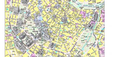 Vídeň mapa - Mapy Vídeň (Rakousko)