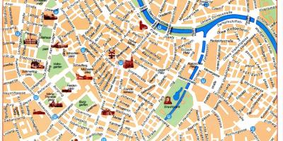 Vídeň mapa - Mapy Vídeň (Rakousko)